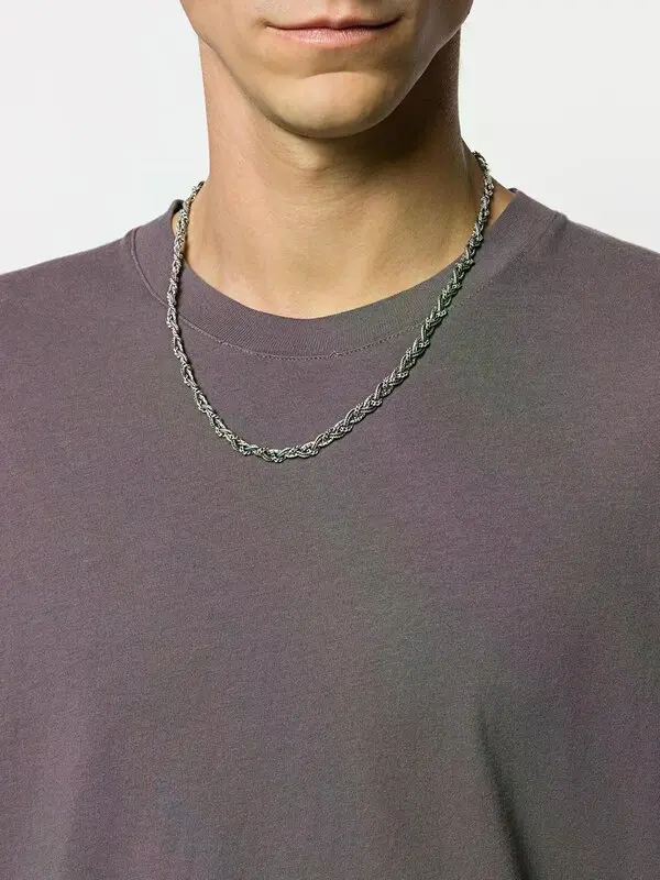 Emanuele Bicocchi Sterling Braided Necklace