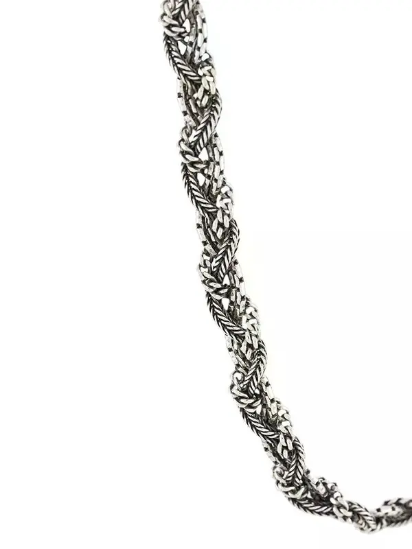 Emanuele Bicocchi Sterling Braided Necklace