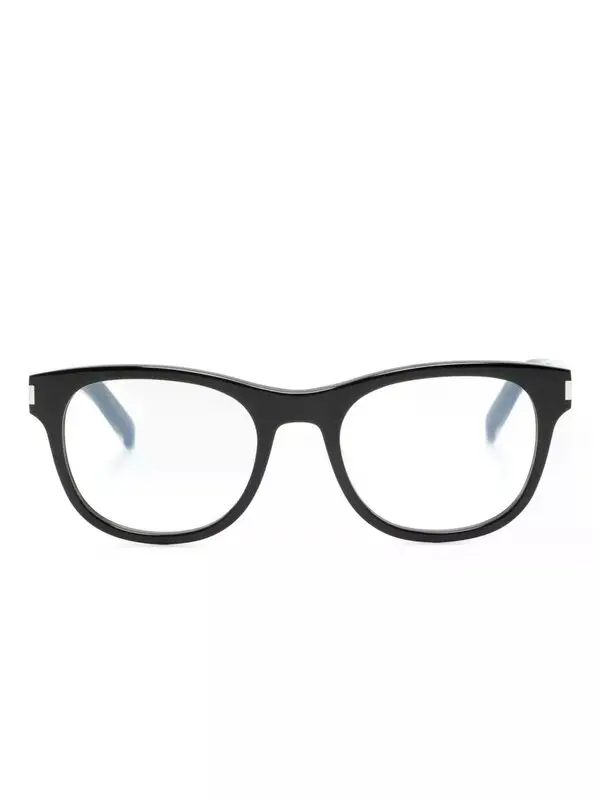 Saint Laurent Acetate Oval Frame Eyeglasses