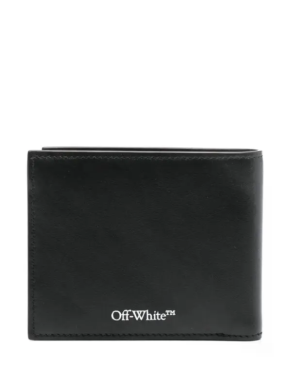 Off-White Bookish Logo-stamp Wallet - Black