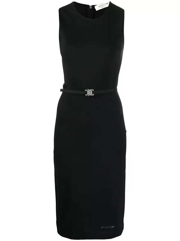 1017 Alyx 9sm Sleeveless Belted Midi Dress