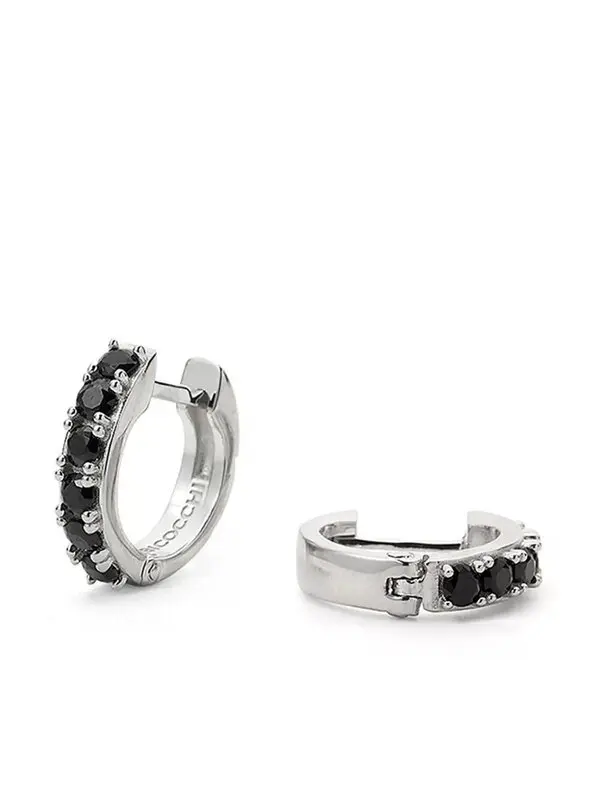 Emanuele Bicocchi Logo-engraved Hoop Earrings