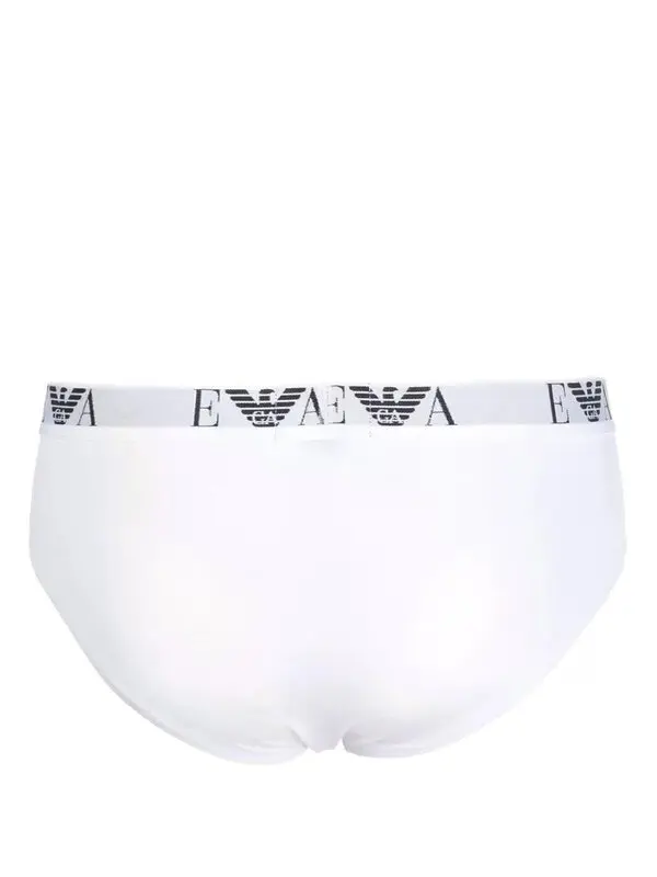 Emporio Armani Logo-band Set Of Three Briefs