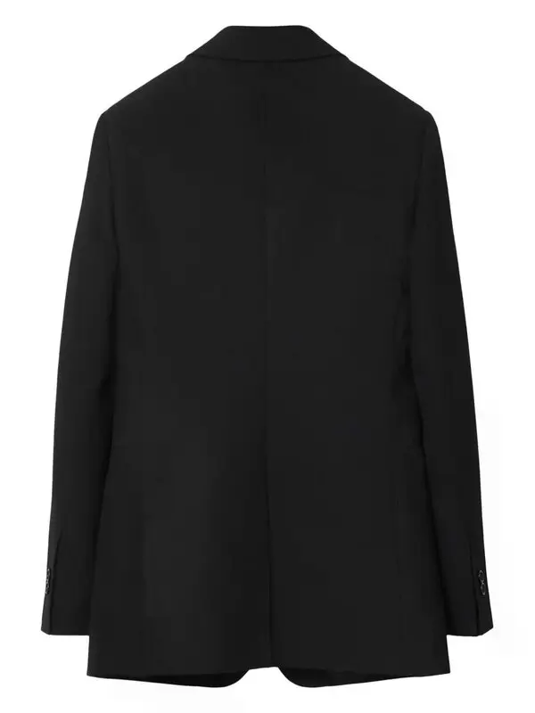 Burberry Checked Wool Blazer