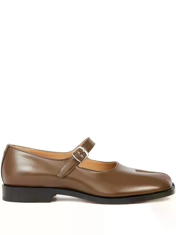 MAISON MARGIELA Tabi Split-toe Mary Jane Pumps - Brown