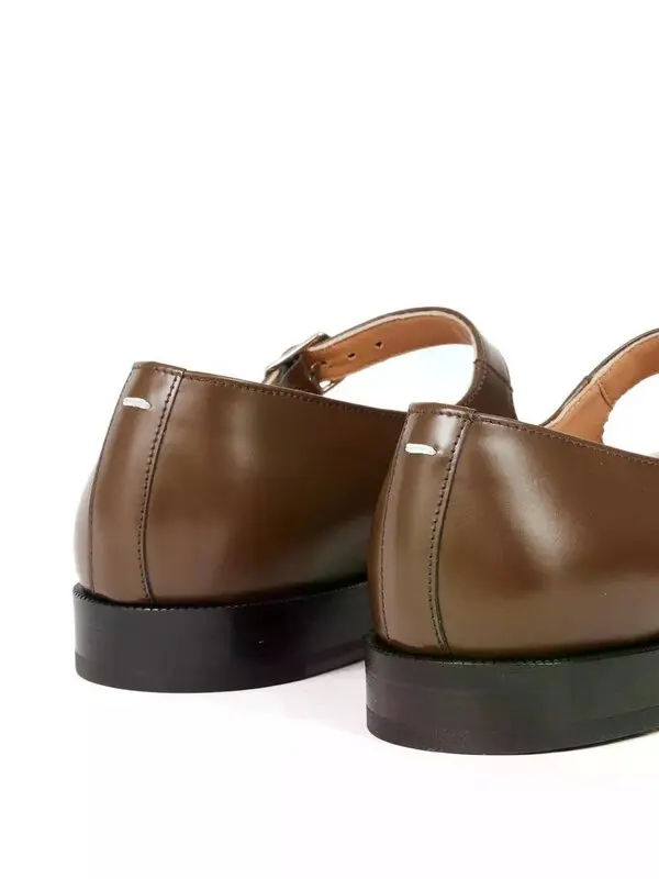 MAISON MARGIELA Tabi Split-toe Mary Jane Pumps - Brown