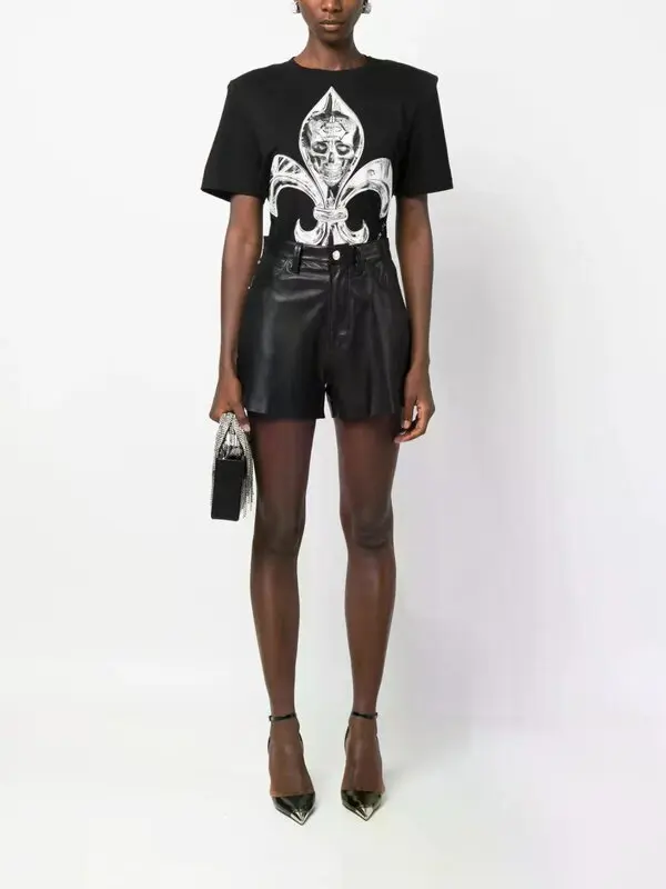Philipp Plein Pure Fit Chrome Cotton T-shirt - Black