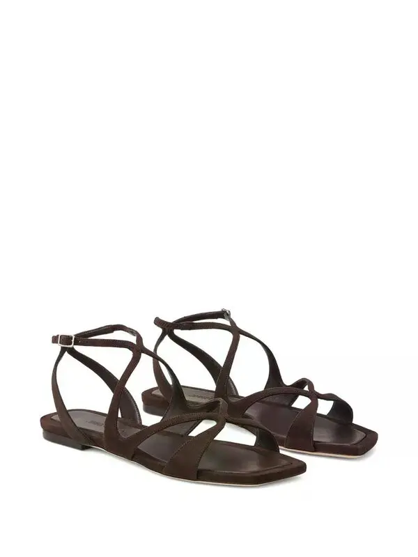 JIMMY CHOO Ayla Sandals - Brown