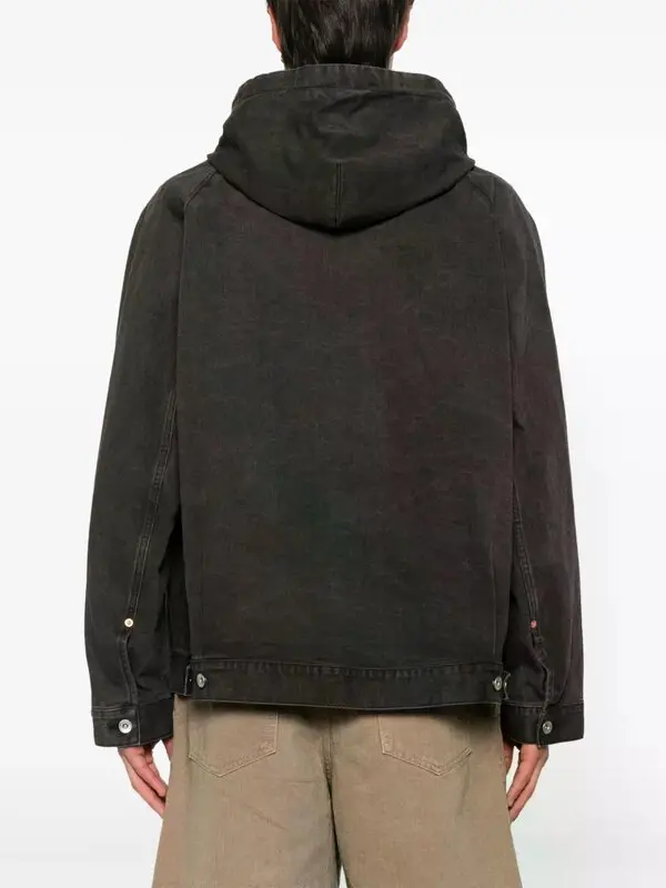 Sacai Hooded Jacket - Grey