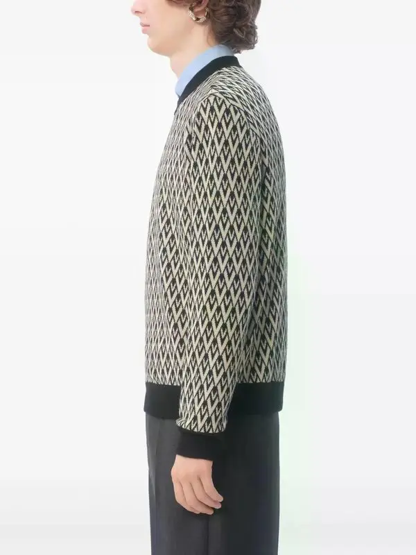 Valentino Garavani Jacquard Virgin Wool Sweater