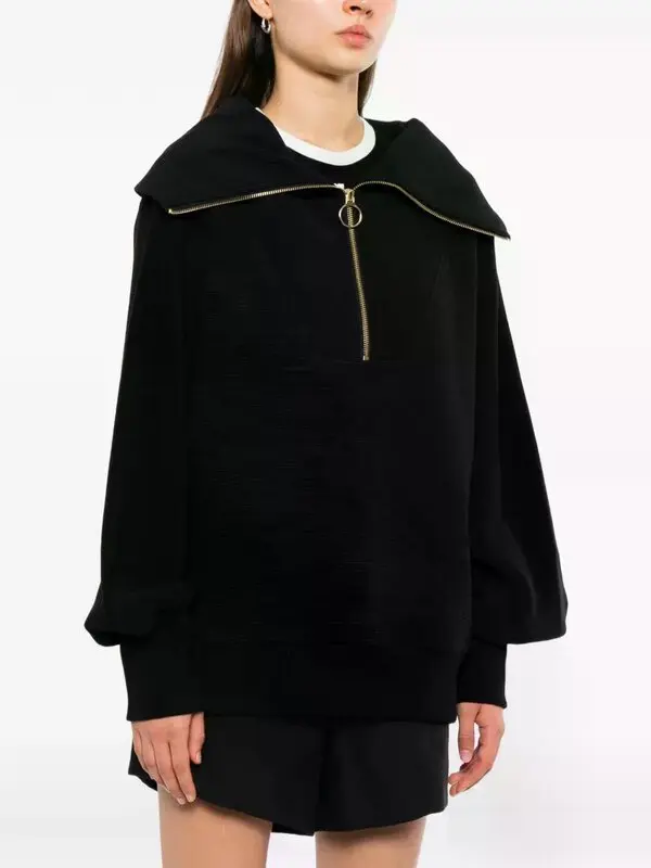 Varley Oversize-collar Ribbed Jumper