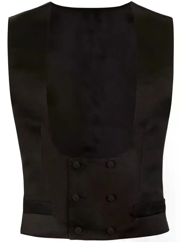 Dolce & Gabbana Sleeveless Silk Vest