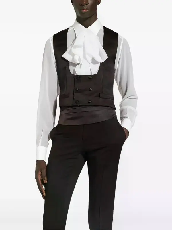 Dolce & Gabbana Sleeveless Silk Vest