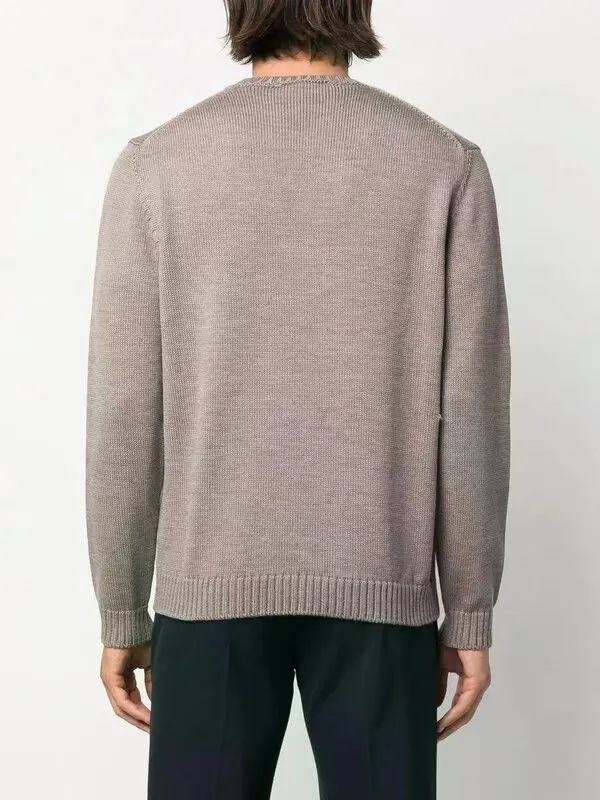 ZANONE Virgin Wool Knitted Crew Neck Jumper