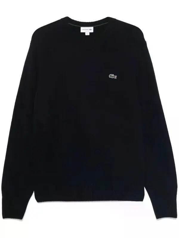 Lacoste Wool Crew-neck Sweater - Blue