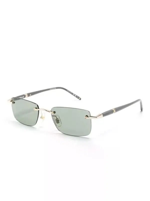 Montblanc Geometric Frame Sunglasses