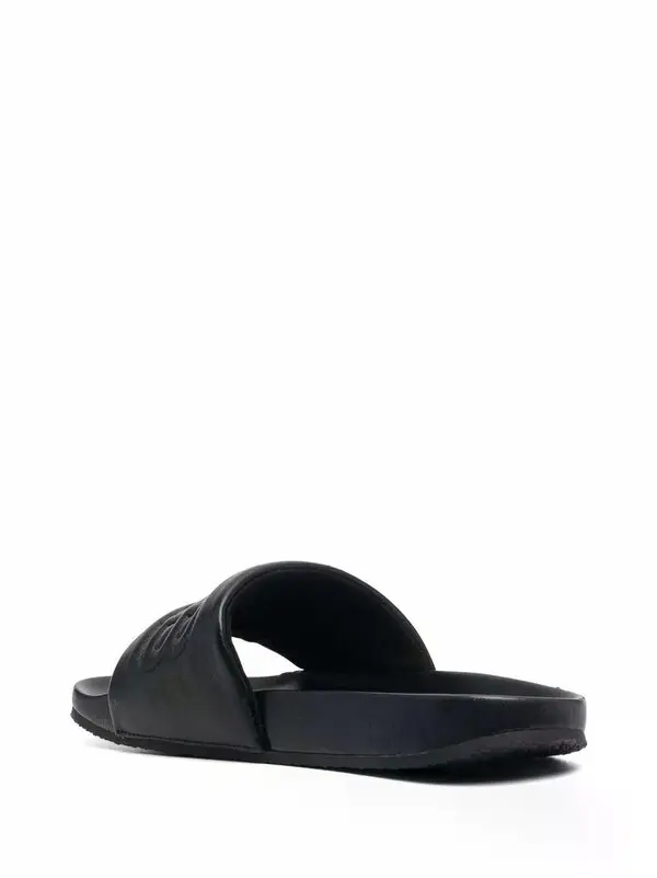 AMBUSH Quilted Logo Slides - Black