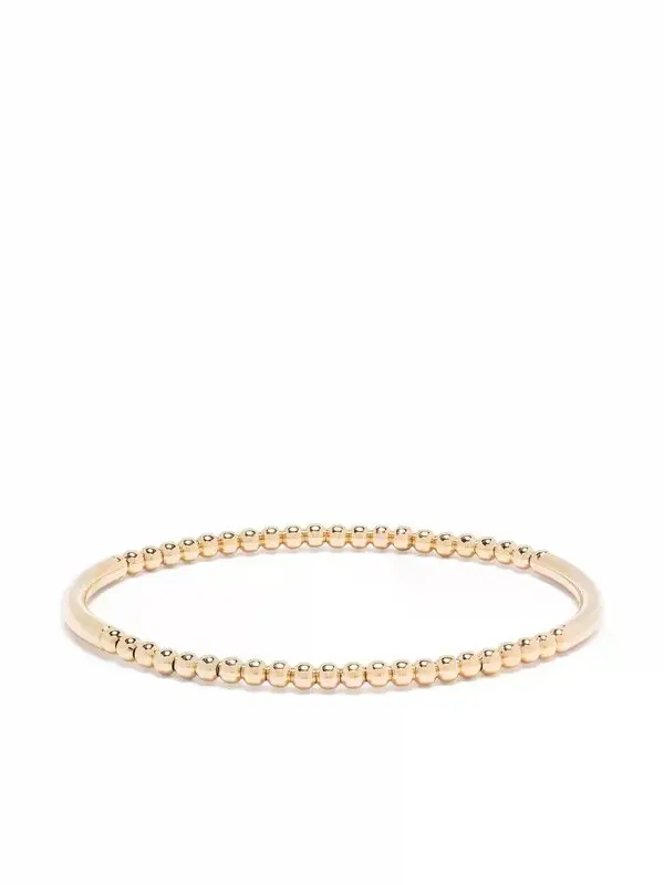 PRAGNELL 18kt Yellow Bead Bangle - Gold