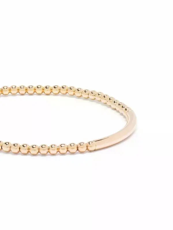 PRAGNELL 18kt Yellow Bead Bangle - Gold