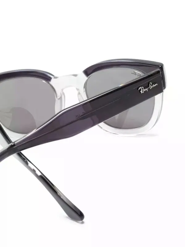 Ray-ban Mega Hawkeye Chromance Sunglasses - Black