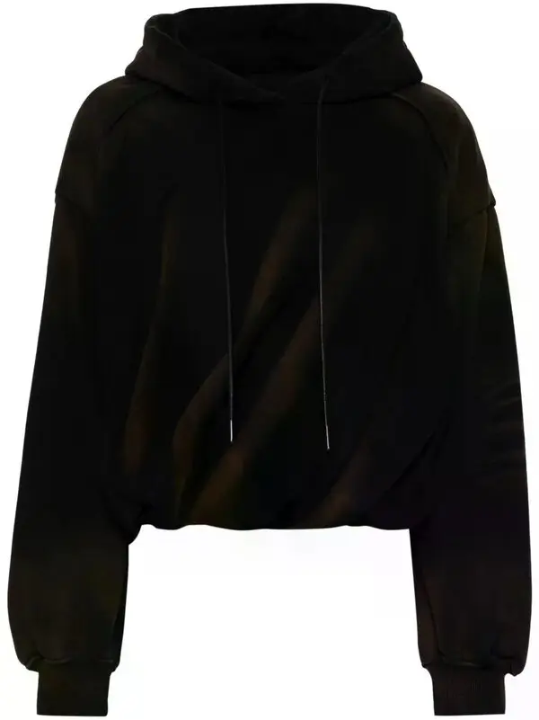 JUUN.J Waist Shirring Hoodie