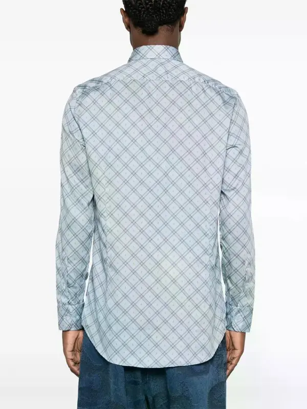 Etro Paisley-print Checked Shirt
