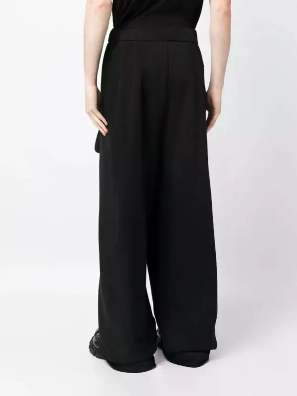 Random Identities Detailed-pocket Wide-leg Trousers