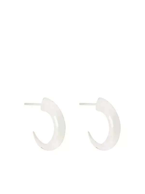 SHAUN LEANE Sterling Medium Hoop Earrings - Silver