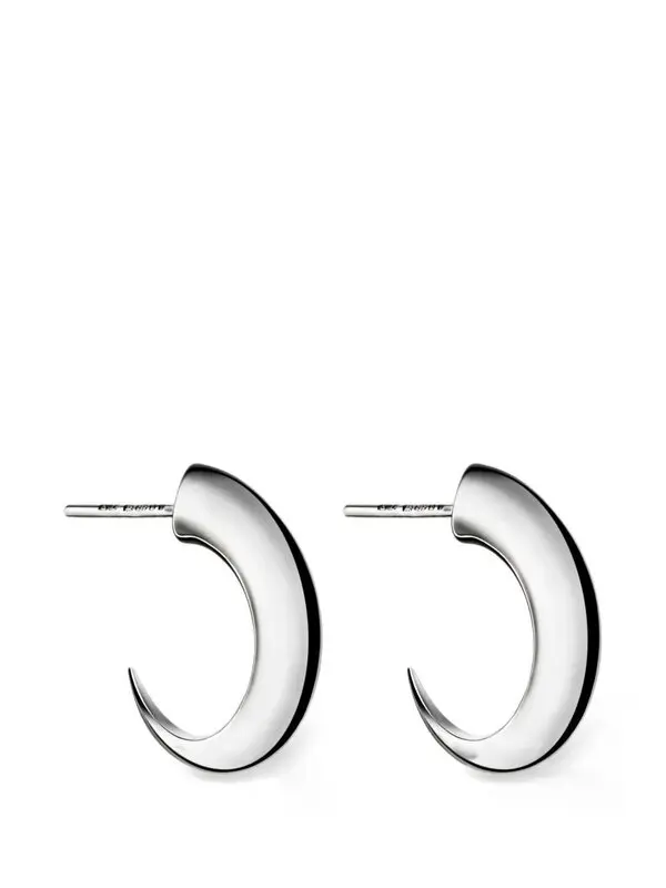 SHAUN LEANE Sterling Medium Hoop Earrings - Silver