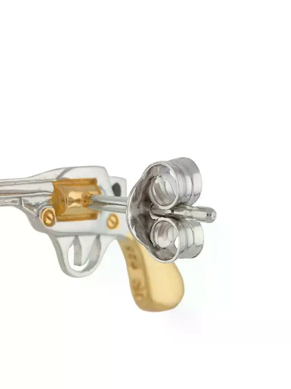 TRUE ROCKS Pistol Stud Single Earring - Silver