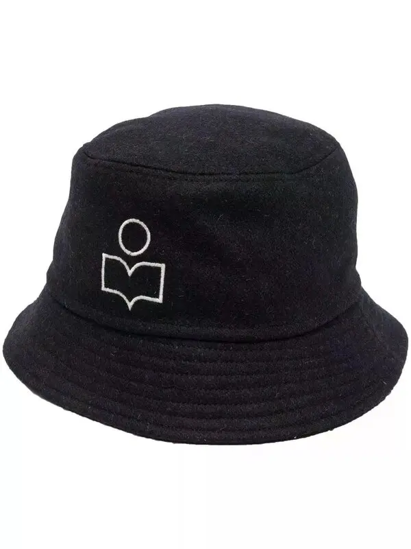 MARANT Logo-patch Bucket Hat - Blue