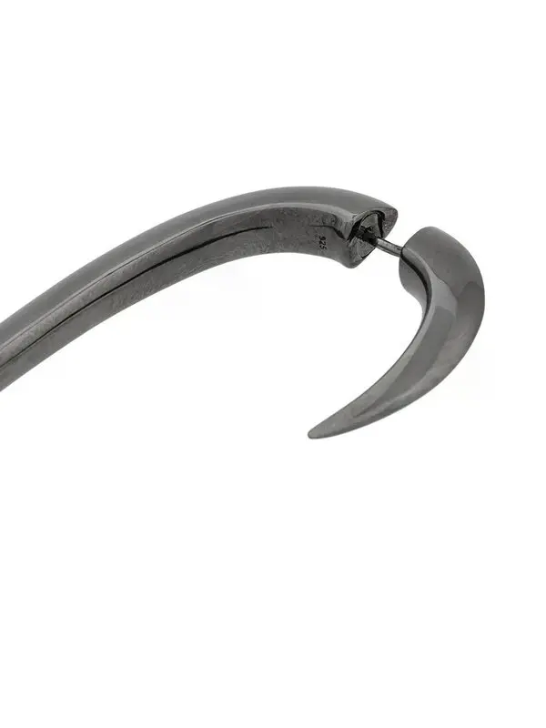 SHAUN LEANE Couture Hook Single Earring - Black