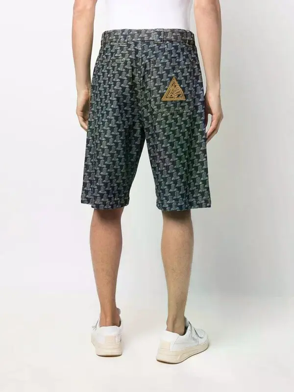 LANVIN Geometric Print Bermuda Shorts