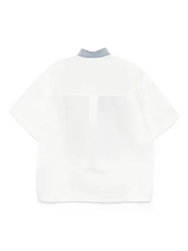 Kolor Panelled Shirt - Blue