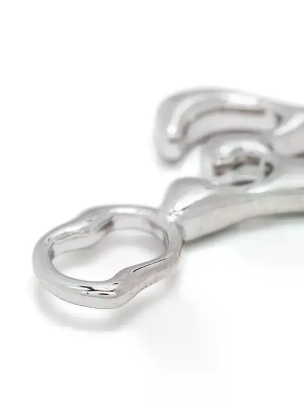 MARIA BLACK Tone Sterling Letter W Charm - Silver