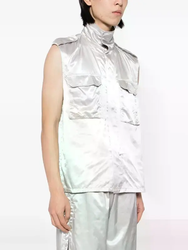 OLLY SHINDER Wet Look Gilet