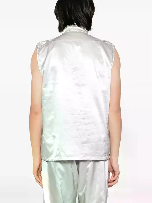 OLLY SHINDER Wet Look Gilet