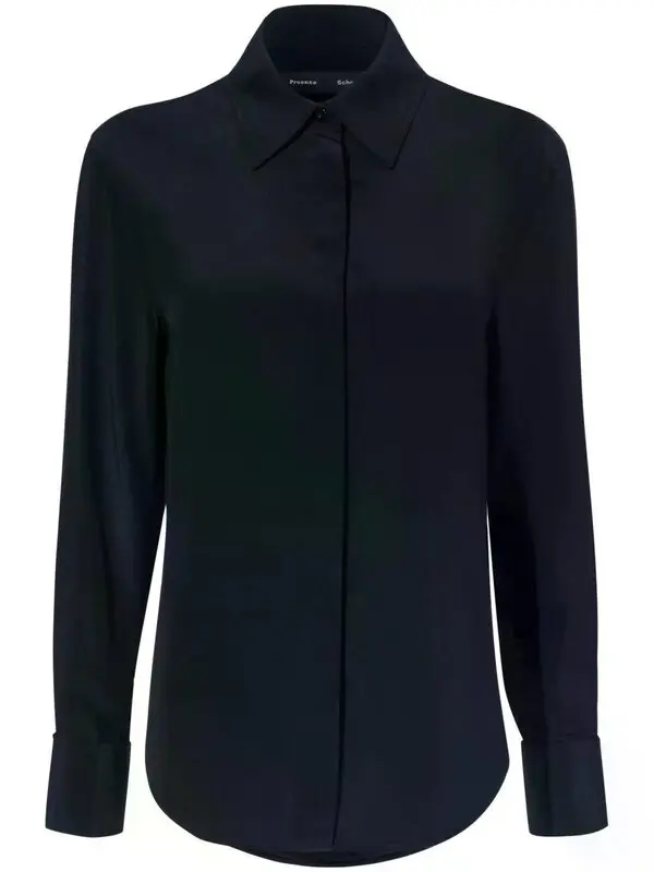 Proenza Schouler Arabella" Organic Silk Shirt - Black
