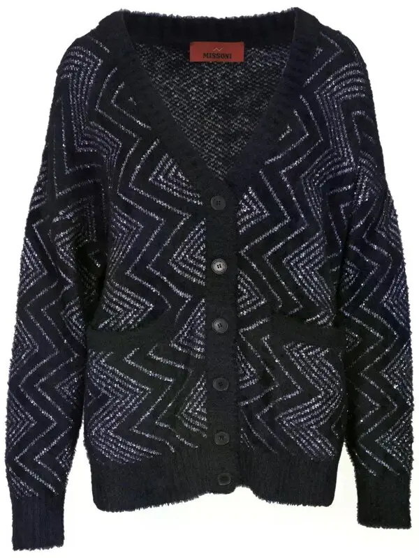 Missoni Zigzag Woven Buttoned Cardigan