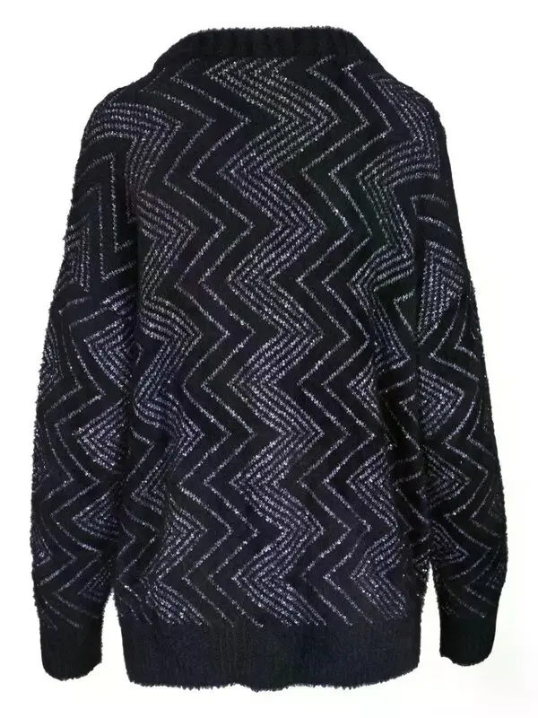 Missoni Zigzag Woven Buttoned Cardigan
