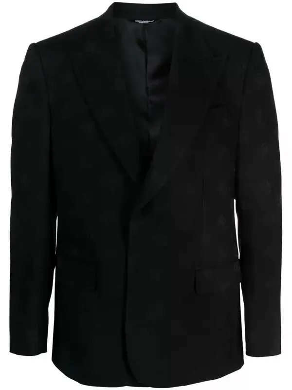 Dolce & Gabbana Dg-jacquard Blazer