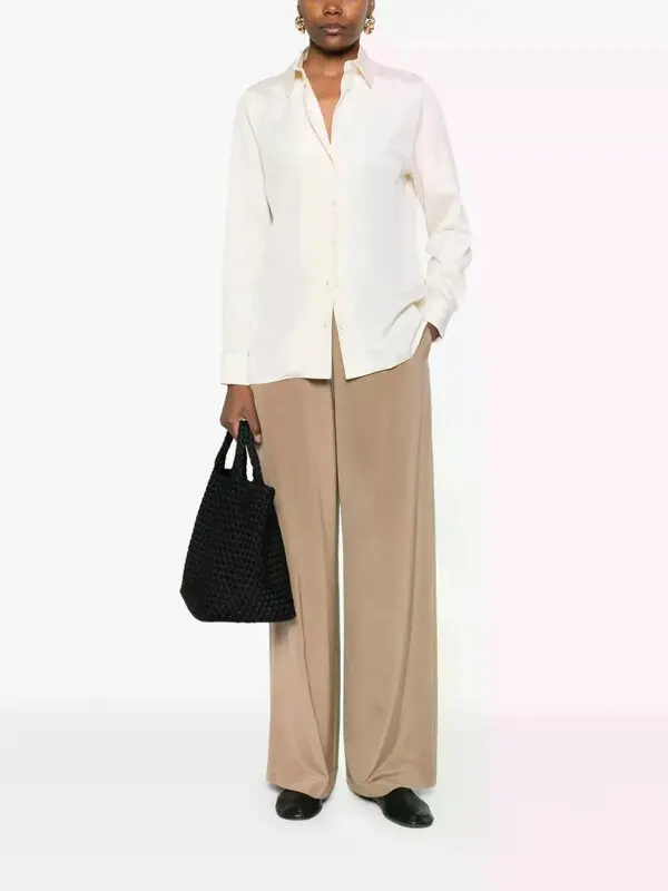 Max Mara Long-sleeve Shirt - Neutrals