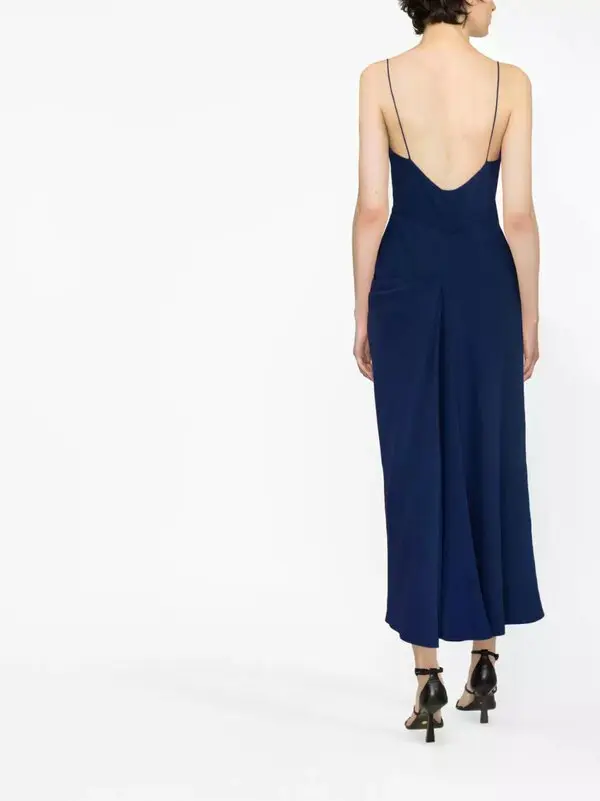 Alexander McQueen Draped Midi Dress