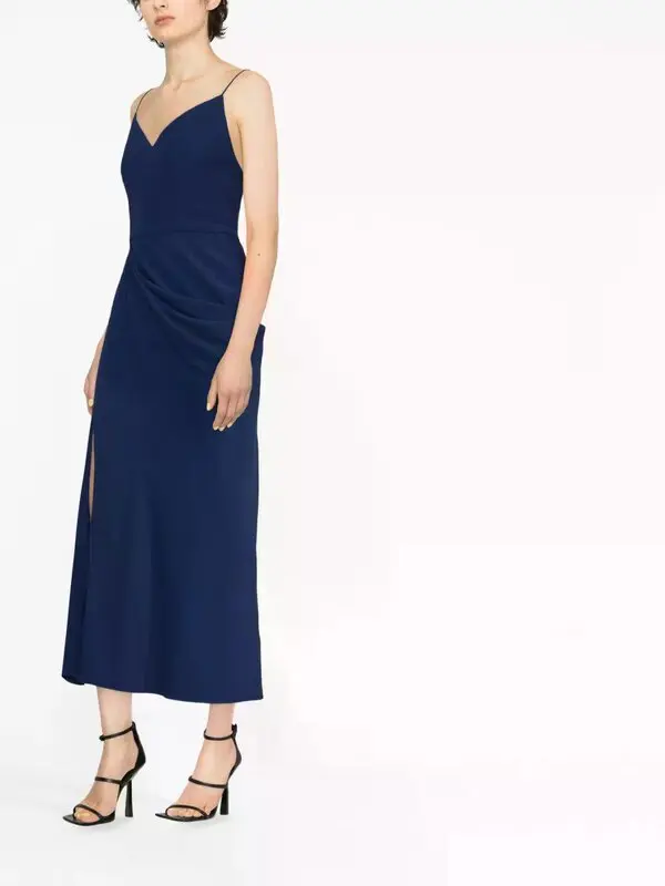 Alexander McQueen Draped Midi Dress