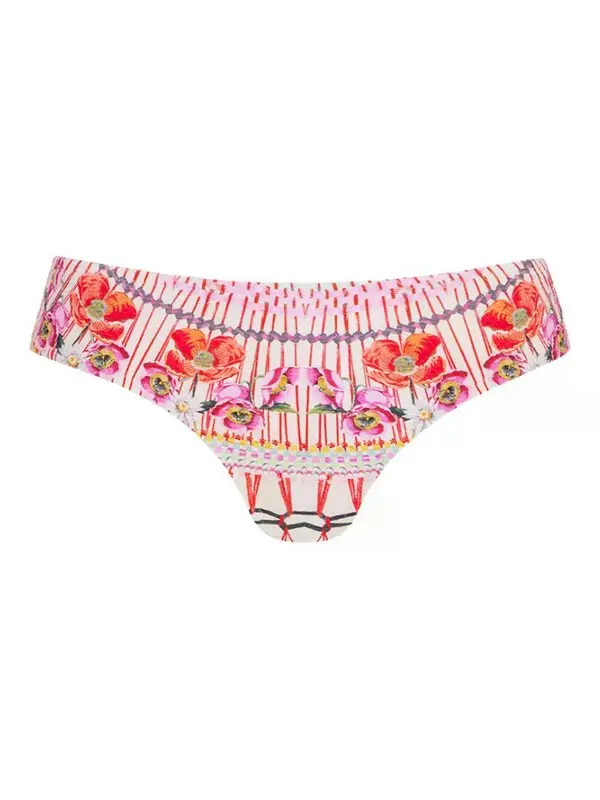 TEMPERLEY LONDON Pomegranate Floral-print Bikini Set - Pink