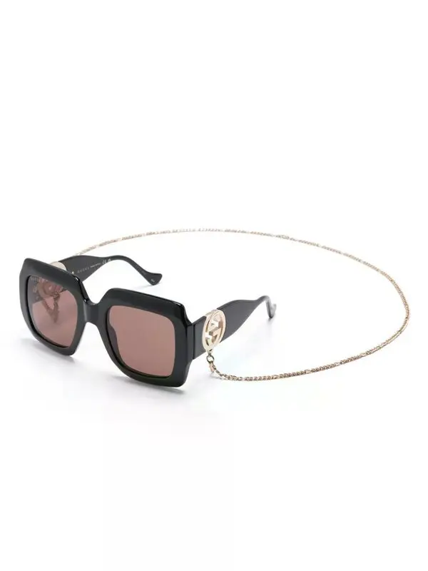 Gucci Interlocking G Square Frame Sunglasses