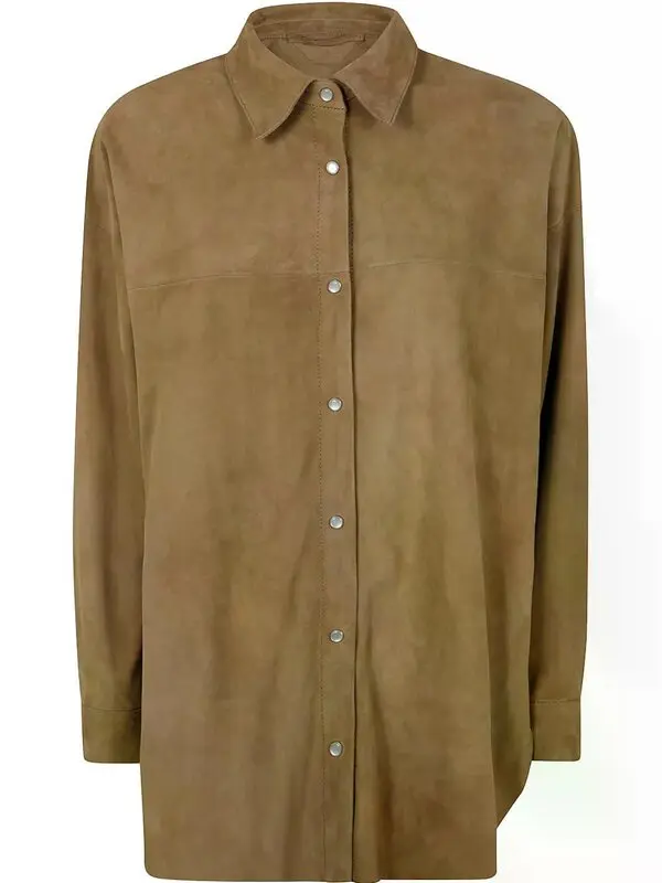 SALVATORE SANTORO Suede Fringe Jacket - Neutrals