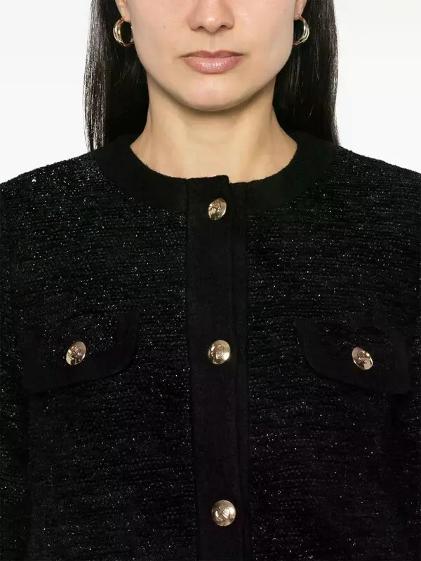 ANINE BING Tweed Sequined Jacket