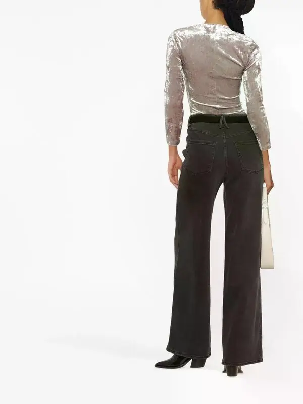 Isabel Marant Étoile Gubaia Velvet Top - Grey