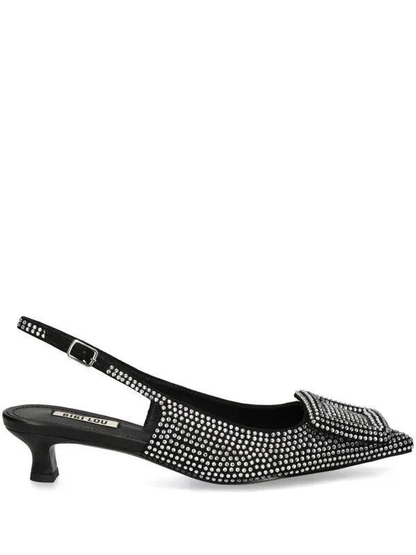 BIBI LOU 35mm Rhinestone Embellished Pumps